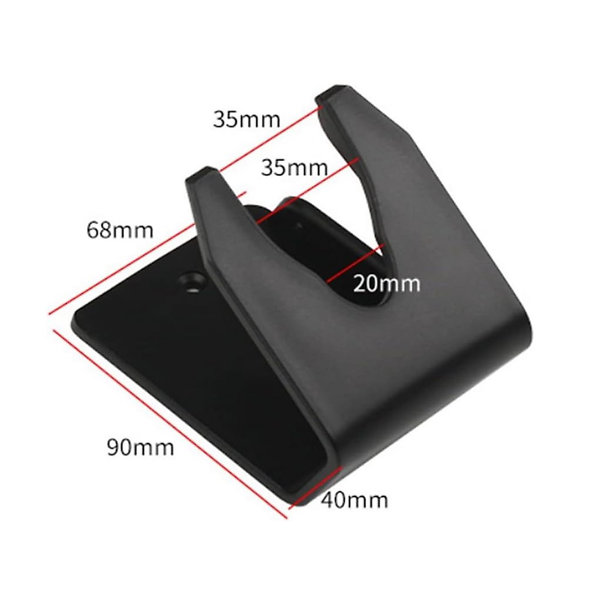 Barcode Scanner Holder, Barcode Scanning Bar-Code Reader Holder Rack Bracket Wall Mount Fit for Most Scanner Barcode Scanner Scan Gun Label Reader (A)