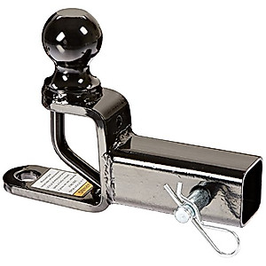 ATV TEK, Trio HD Receiver 2 Inches Multi-Purpose Hitch with Ball Mount, Heavy-Duty Tow Hitch