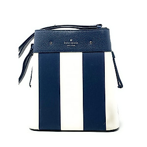 Kate spade new york MARTI EVEN STRIPE JACQUARD BLAZER BLUE LARGE BUCKET