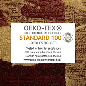 Home Dynamix Catalina Pierre Contemporary Modern Area Rug 7'10"x10'2" Geometric Brown Red Beige