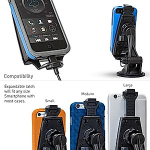 iBOLT.co iPro2 MFI Approved Car Dock / Desk Dock / Mount / Holder / for iPhone Xs / XS MAX / X / 8 / 8 Plus / 7 with Integrated 2 Meter Lightning Connector