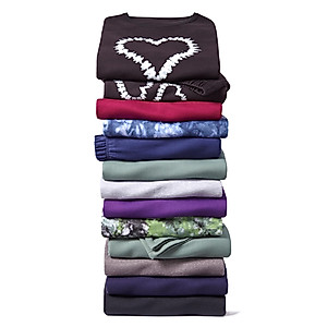 Woman Within Women's Plus Size Fleece Sweatshirt Set - 2X, Chocolate