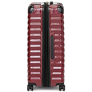 Karl Lagerfeld Paris Women's Suitcase Spinner Wheels Hardside, Burgundy, One Size