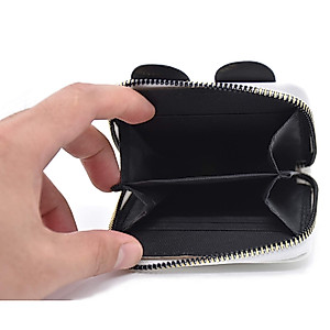 Cute Cat Coin Purse Small Leather Card Holder Change Pouch Short ID Case Wallet Gift for Women Girls