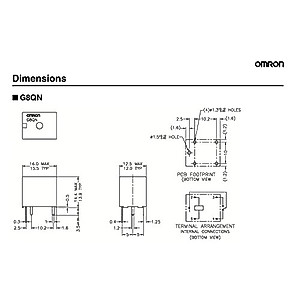 OMRON Fuel Pump Relay R303-12V Replaces Omron Relay F8VF-BA