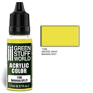 Green Stuff World – Acrylic Color Paint Banana Split 1780 for Models and Miniatures