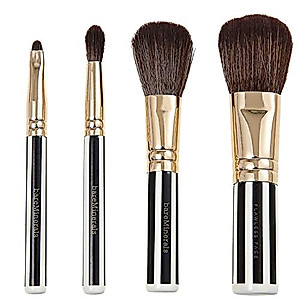 bareMinerals Mini Marvels 4pc Mini Brush Collection w/ Brush Case