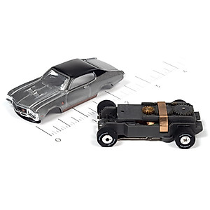 Auto World Thunderjet Cars N Coffee 1972 Buick GS (Silver) HO Scale Slot Car