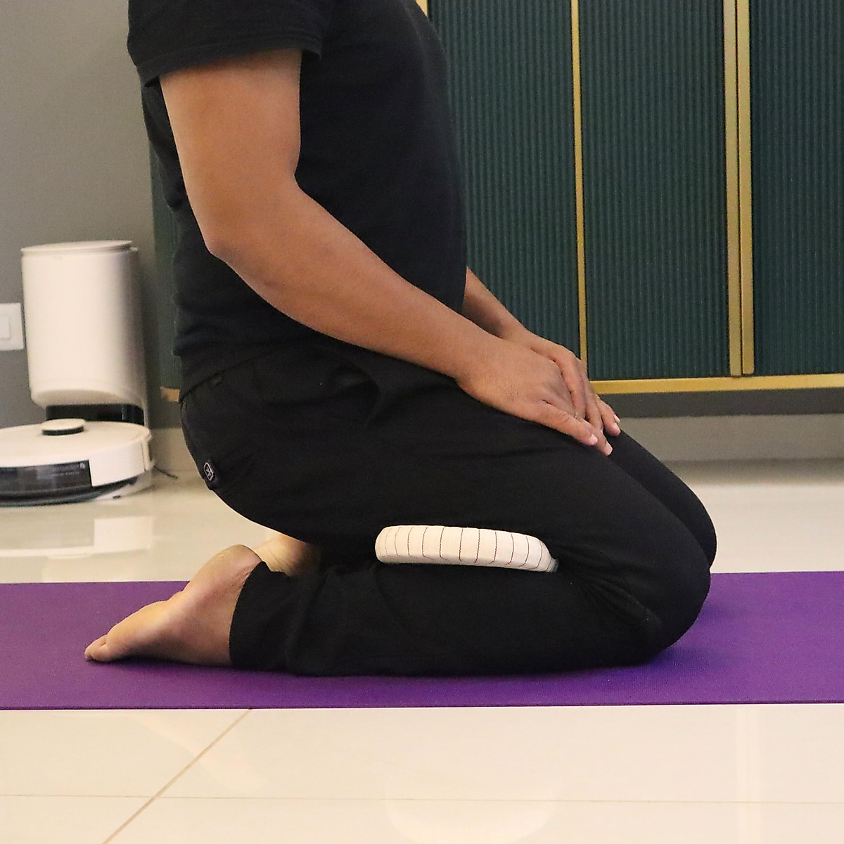 Yoga Chumbals Set Of 10pcs (White), Pune Chumbals set, Iyengar Yoga, Yoga donuts, Yoga props, Restorative yoga, yin yoga, yoga accessories, yoga equipments, cotton chumbals set