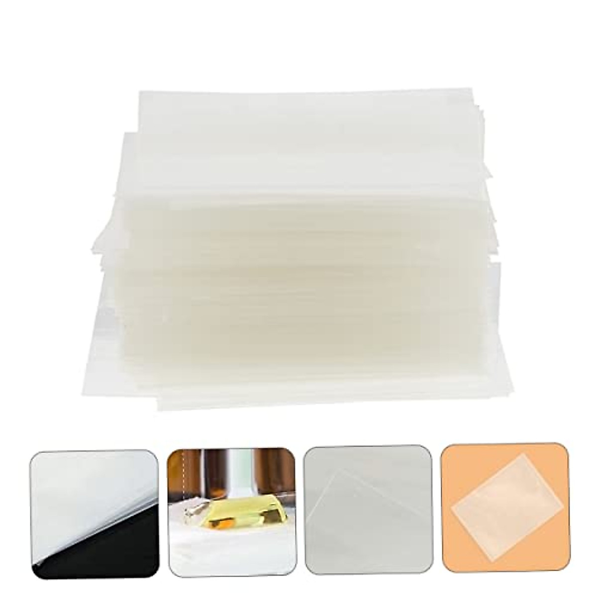 ULTECHNOVO 2000pcs Wrap Clear Packaging Bags Plastic Packaging Bags Heat Shrink Bags Food Wrap Film Heat Seal Shrink Shrinkable Wrapping Bag Pvc Heat Shrink Bag Packaging Film Household Gift