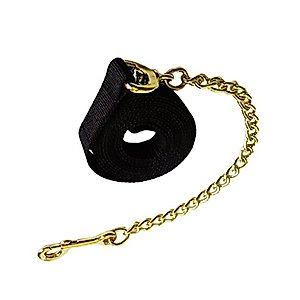 N/A PP Horse Lead Rope Strap Adjustable Equestrian Rope Racing Halter Rotating Buckle Small Pony Pet Leading Traction Webbing Rope (Color : Black)