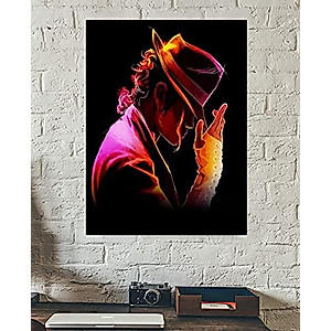 FIERZ Michael MJ Jackson Album Poster 18x24 inche/45x60cm Canvas Art Poster Prints No Framed for Wall Decoration