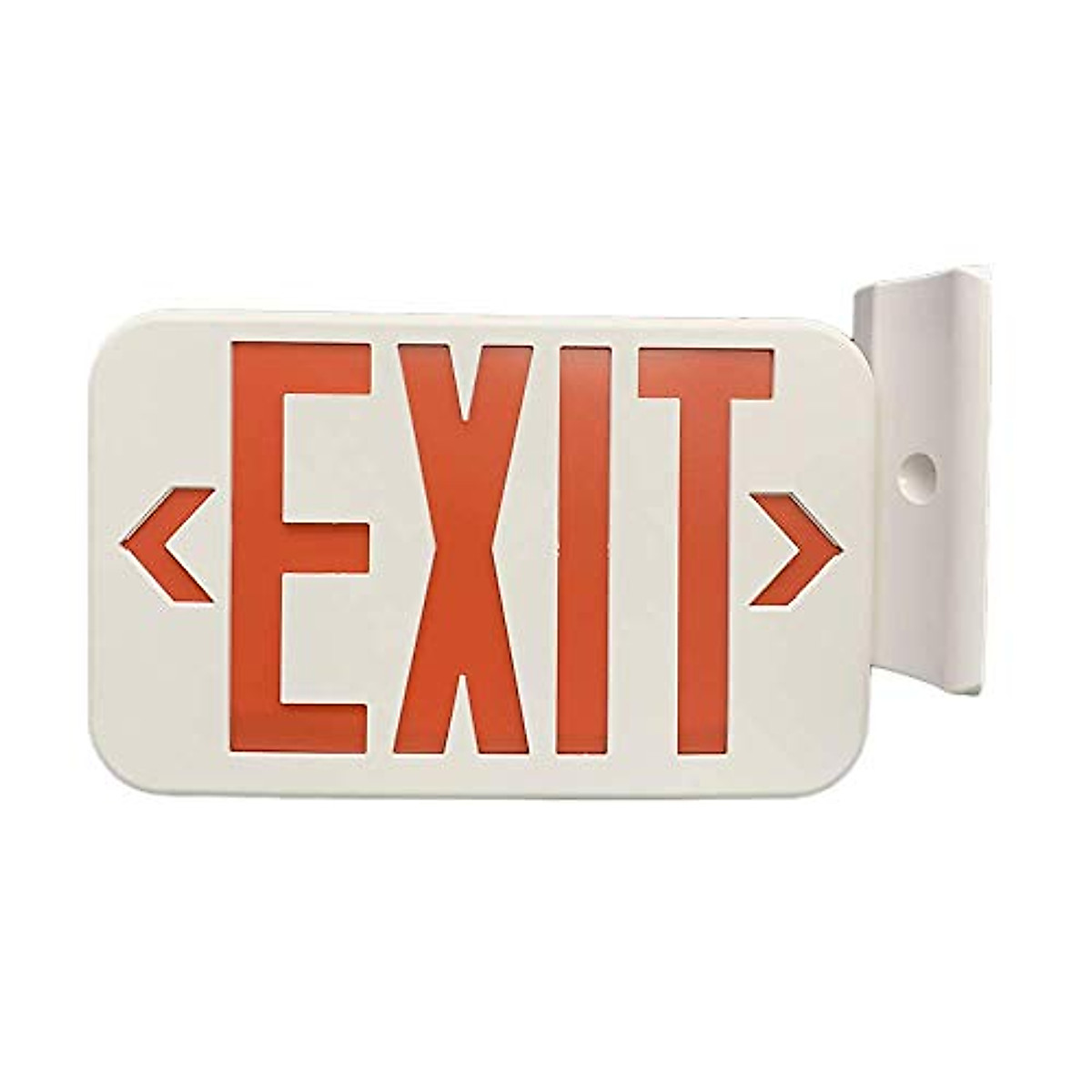 AmazonCommercial LED Emergency Exit Sign, UL Certified, 1-Pack, Double Face Exit with Battery Backup