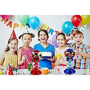 PlayO 10.5" Gumball Machine for Kids, Spiral Style Candy Dispenser for Gifts, Parties or Events - Bubblegum Machine w/Gumb Balls Included