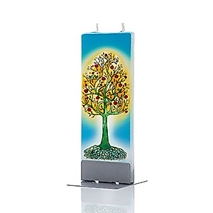 flatyz Decorative Candles – Special Candles for Gift – Handmade Candles – Flat Candles Decoration – Long Burning Time 3-4 Hours 60 x 10 x 150 mm – Tree