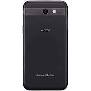 Samsung J3 Eclipse (16GB) 5.0" Display w/Removable Battery, Verizon Locked J327V (Black)