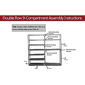 6 Tier Shoe Rack with Dustproof Cover, 27 Pairs Portable Vertical Double Row Shoe Rack Storage Organizer with Nonwoven Fabric Cover Cabinet for Closet & Entryway, Wine Red