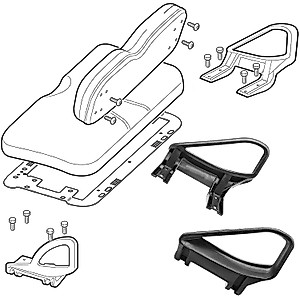 Golf Cart EZGO Arm Rest Hip Restraint for EZGO TXT 1994-UP Gas&Electric Replace#71701-G01 71702-G01