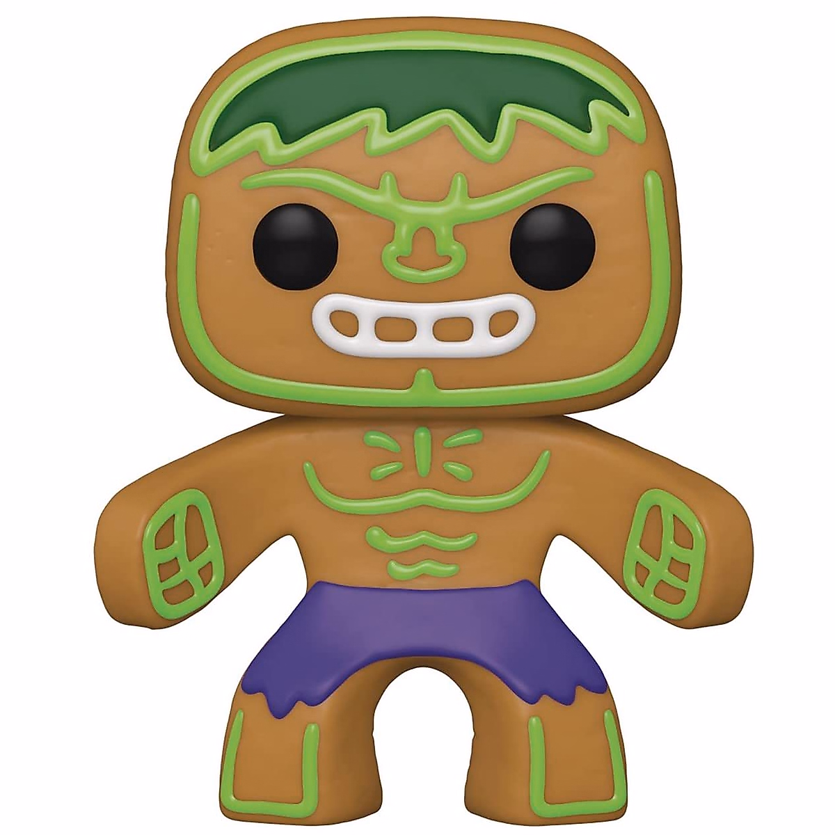 POP Marvel: Holiday - Gingerbread Hulk Funko Vinyl Figure (Bundled with Compatible Box Protector Case), Multicolored, 3.75 inches