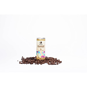 Culturi Organic Canned Coffee - All Natural Non-GMO Cold Brew Coffee with Whole Milk and Cane Sugar - Cafe Con Leche - Preservative Free, Shelf Stable, Best Served Cold (12 Pack of Cans)