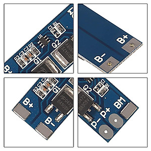ACEIRMC 5pcs 2S 8A Li-ion 7.4V 8.4V Li-ion Lithium Battery 18650 Charger PCB Protection Board for Li-ion Lipo Battery Cell Pack