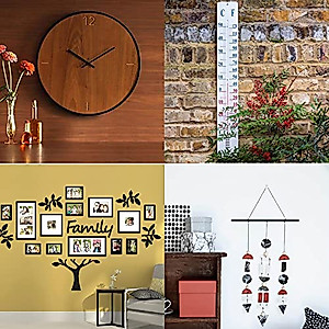 Coufce Remote Controller Hook Wall Mount, Controller Holder Self Adhesive Hook for TV, Air Conditioner, RV(4set)