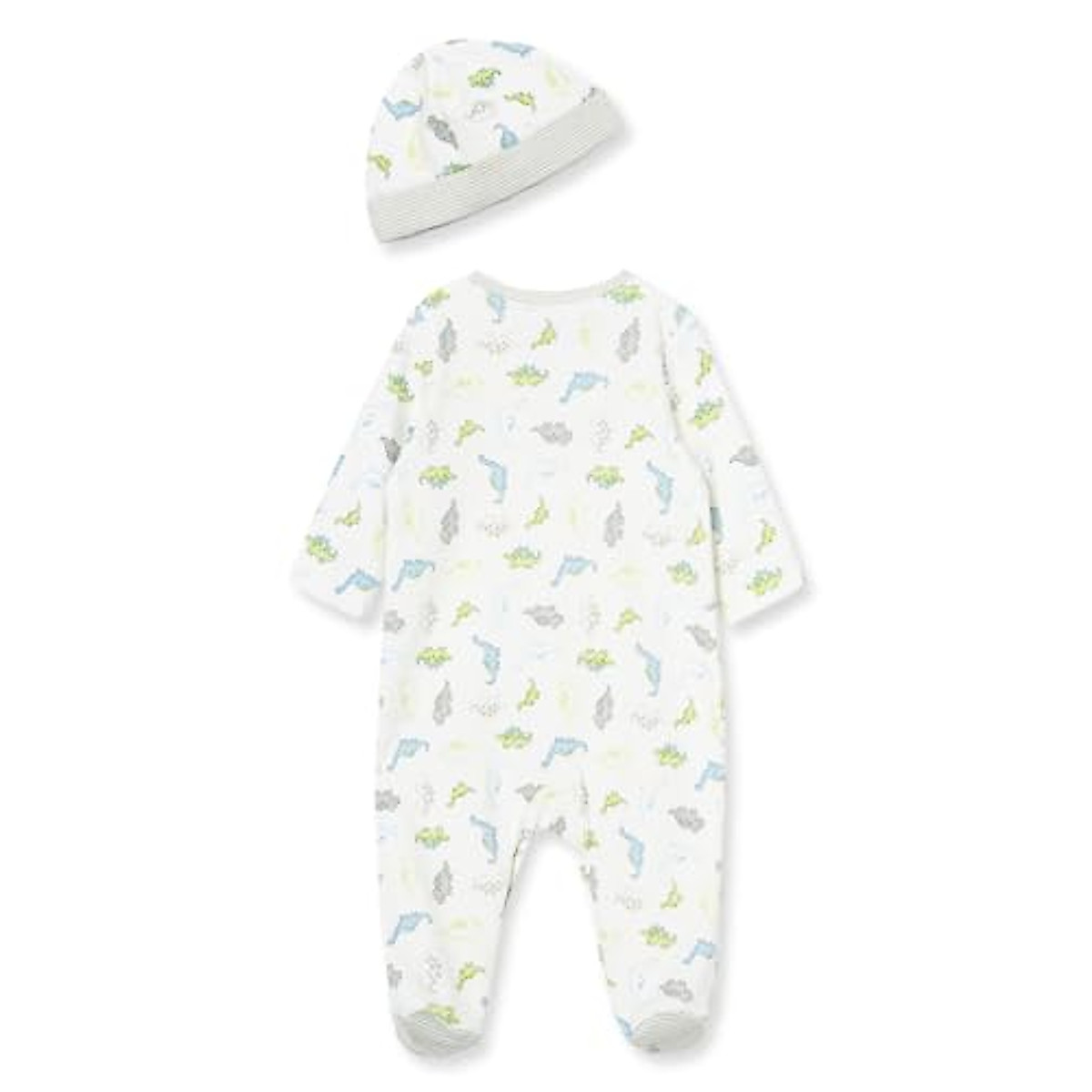 Little Me baby boys and Toddler Sleepers, Dinosaur Print, 6 Months US