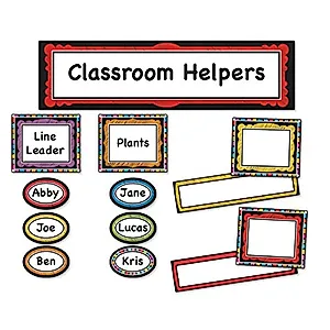 Carson Dellosa Colorful Chalkboard Classroom Management (110302)
