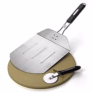 Cuisinart CPS-445, 3-Piece Pizza Grilling Set, Stainless Steel