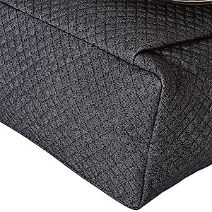 Vera Bradley Women's Denim Carson East West Tote Bag, Denim Navy, One Size