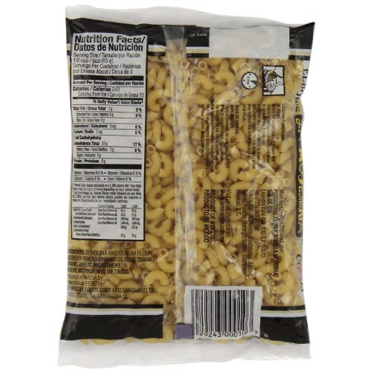 La Moderna Elbow Pasta, 7 oz (Pack of 2)