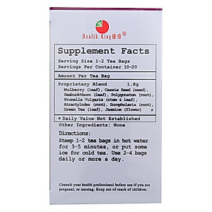 Health King Medicinal Tea Sugar Controller 2 Pack