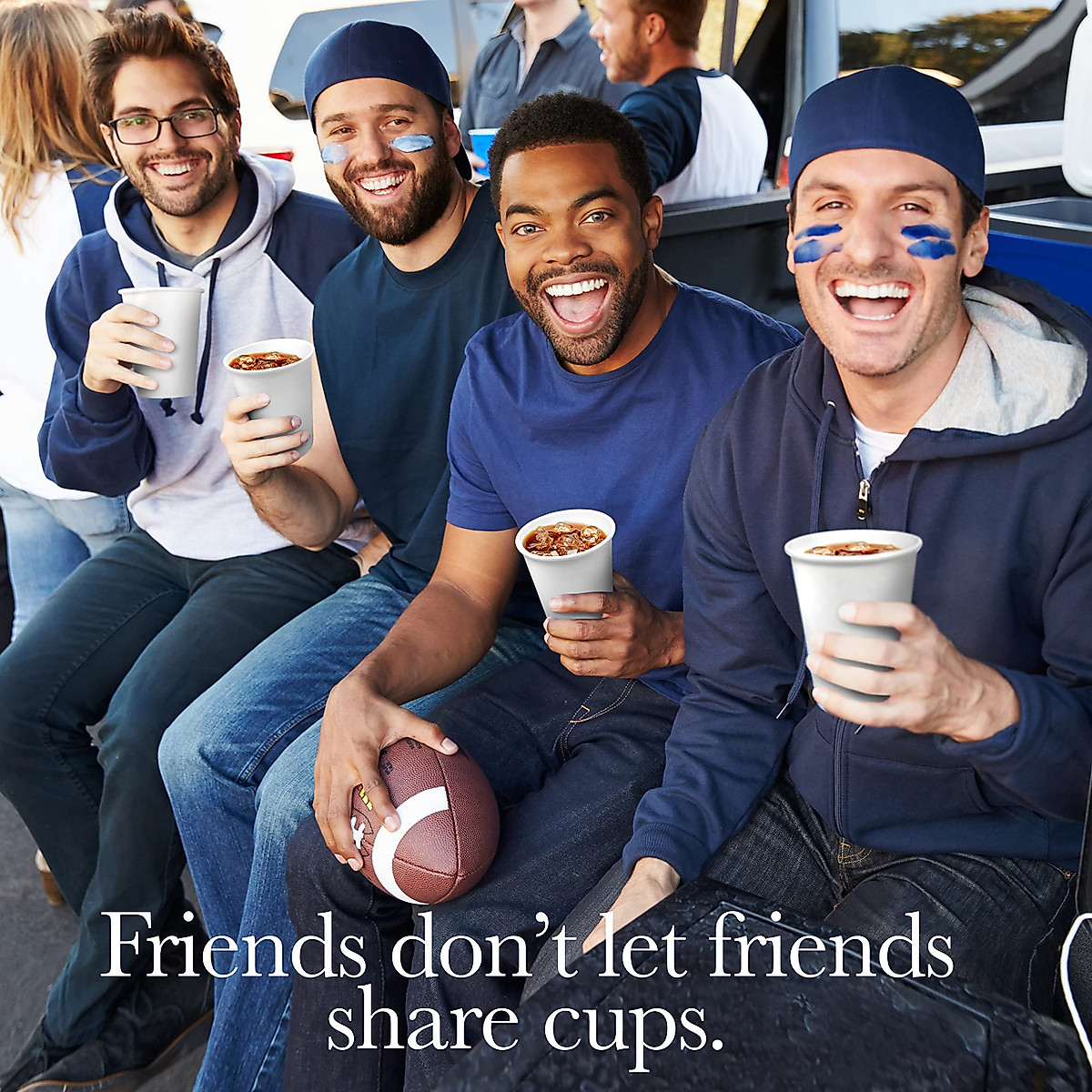 Disposable Coffee Cups with Lids 12 oz (100 Pack) - To Go Coffee Cups for Hot & Cold Drinks, Tea, Hot Chocolate, Water - Poly-Coated for No Condensation with Rolled Edge - Coffee Cup Bundle