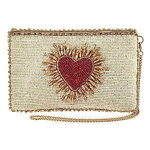Mary Frances womens Heart Burst Crossbody Bag, Multi, no size US