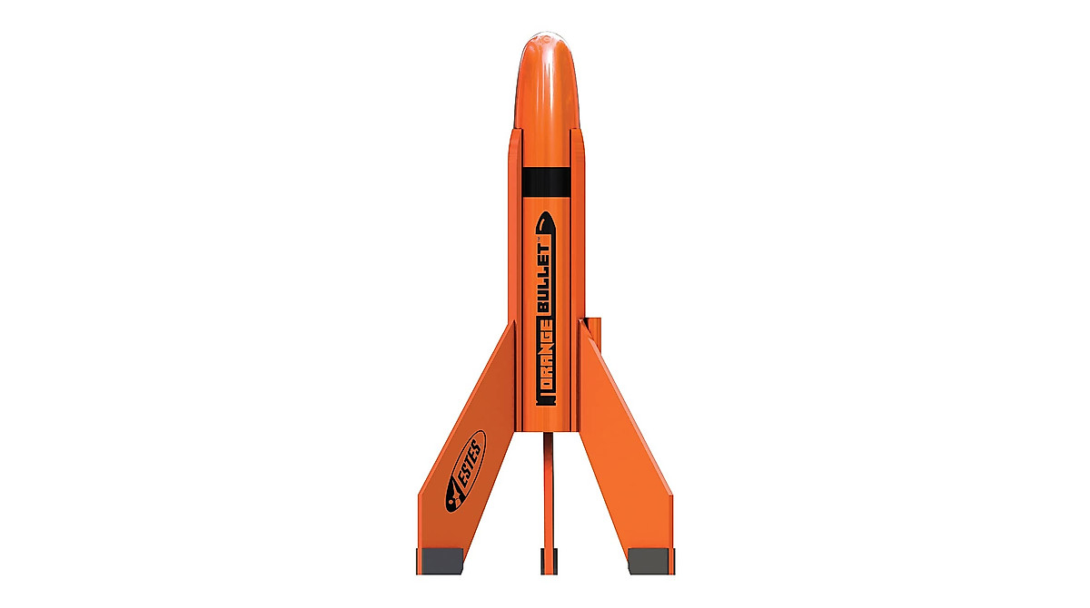 Estes Orange Bullet Model Rocket Kit for STEM & Hobbyists