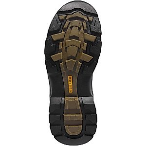 LaCrosse Women’s 14” Alpha Thermal Insulated Work Boots with Plush Fleece Lining, Premium Rubber Construction, and Grippy Antarctic Outsole, Black/Tan 7.00MM - 10 M