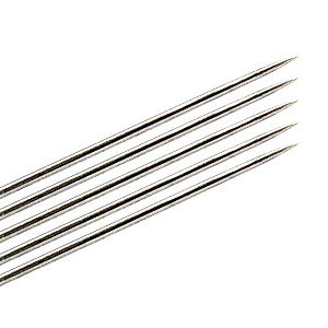 5Pcs Stainless Steel Cleaning Needle 0.15mm 0.2mm 0.25mm 0.3mm 0.35mm 0.4mm Part Drill for V6 Nozzle 3D Printers Parts liuqiangmeiguo (Size : 0.2mm)