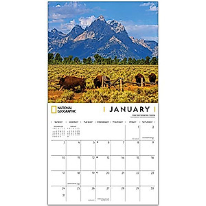National Geographic American Landscapes 2021 Wall Calendar