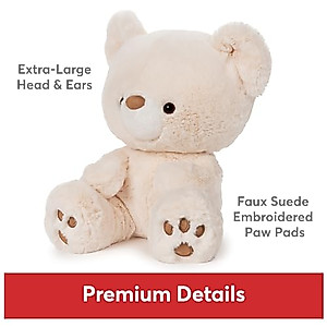 GUND Kai Teddy Bear, Premium Plush Toy Stuffed Animal for Ages 1 & Up, Vanilla/Cream, 12"