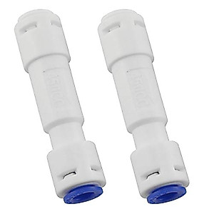 E-outstanding 2-Pack 1/4" 450CC Flow Restrictor with Quick Connect Pipe Fittiing for RO Reverse Osmosis Systems