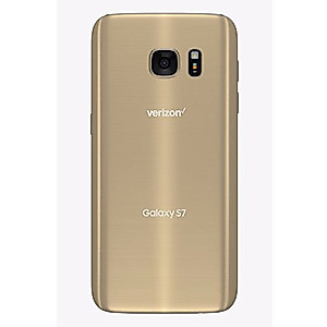 SAMSUNG Straight Talk Galaxy S7 Platinum Gold 32GB Runs on Verizon's 4G XLTE Via Straight Talk's $45.00 5GB Unlimited Talk & Text Service Card Not Included