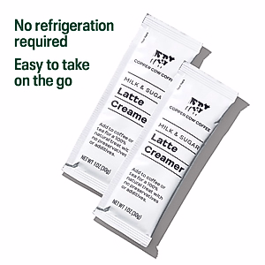 Copper Cow Coffee California Sweetened Condensed Milk Creamers – Single-Serve and All-Natural Pre-Filled Packets – (25 Pack)