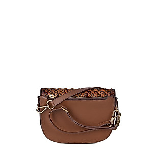 CUADRA Women's Belt Bag in Bovine Leather Brown, BOD24RS