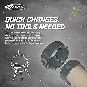 Estes 29-mm Motor Retainer Set Brown/a