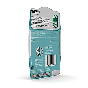 Listerine Cool Mint Pocketpaks Breath Strips Kills Bad Breath Germs, 24-Strip Pack, 3 Pack