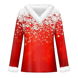 Womens Christmas Tops Plus Size Womens Fall Tunic Tops Christmas Sweater Women Traditional Mexican Shirts for Women Butterfly Sleeve Tops for Women Christmas T Shirts for Women Ladies Fall