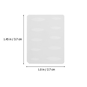 EXCEART 5 Pcs Eye Mold epoxy Eyeball bistuit Eyeball Silicone Chocolate DIY Epoxy Resin Bread Holiday Casting Silicone Baby Dolls Doll Eyes Cookie Jelly Crystal sd Doll White