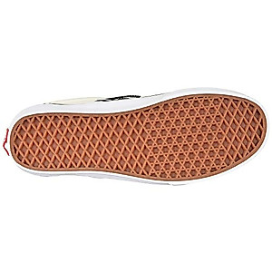 Vans Women's Classic Slip On Trainers, Black/White/Checkerboard, 7 Women/5.5 Men