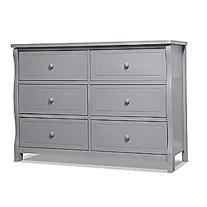 Sorelle Tuscany Double Dresser, Weathered Gray, Crib