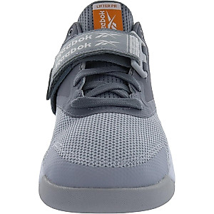 Reebok Men's Lifter PR II Cross Trainer, Cold Grey/Cold Grey/High Ghvis Orange, 9.5